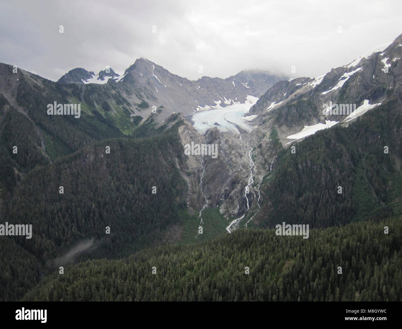 glacier ice rivers mountains scenic Stock Photo - Alamy