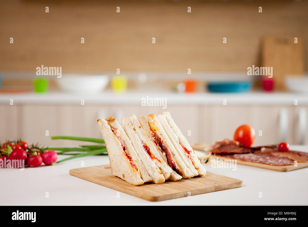White bread fresh club hi-res stock photography and images - Alamy