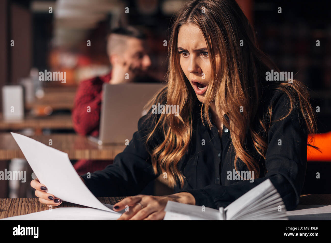 Female secretary legs hi-res stock photography and images - Alamy