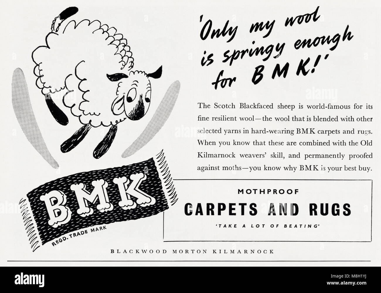 Carpet vintage magazine ad hi-res stock photography and images - Alamy