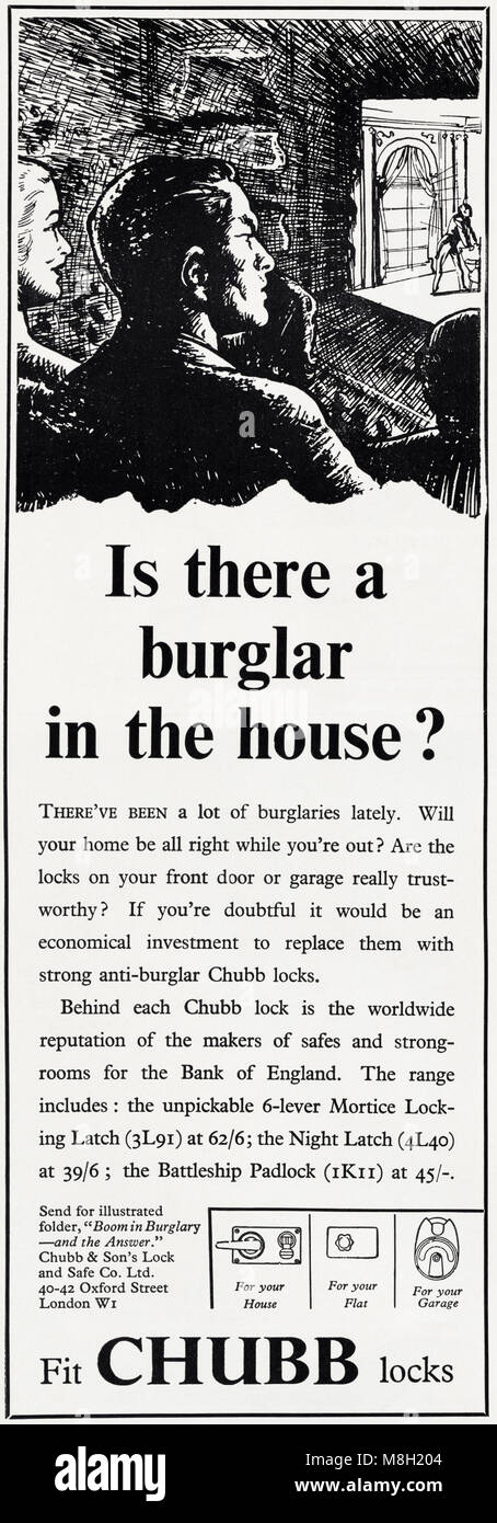 Chubb locks hi-res stock photography and images - Alamy