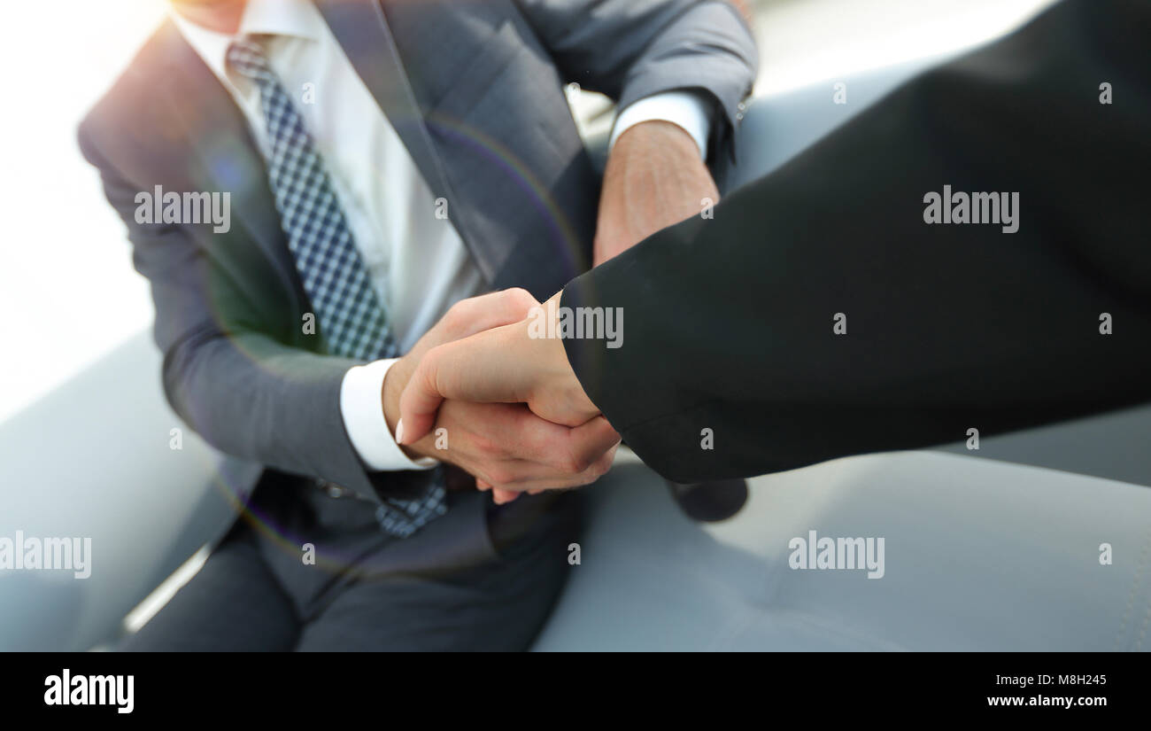 Business handshake ,congratulations or Partnership concept Stock Photo ...
