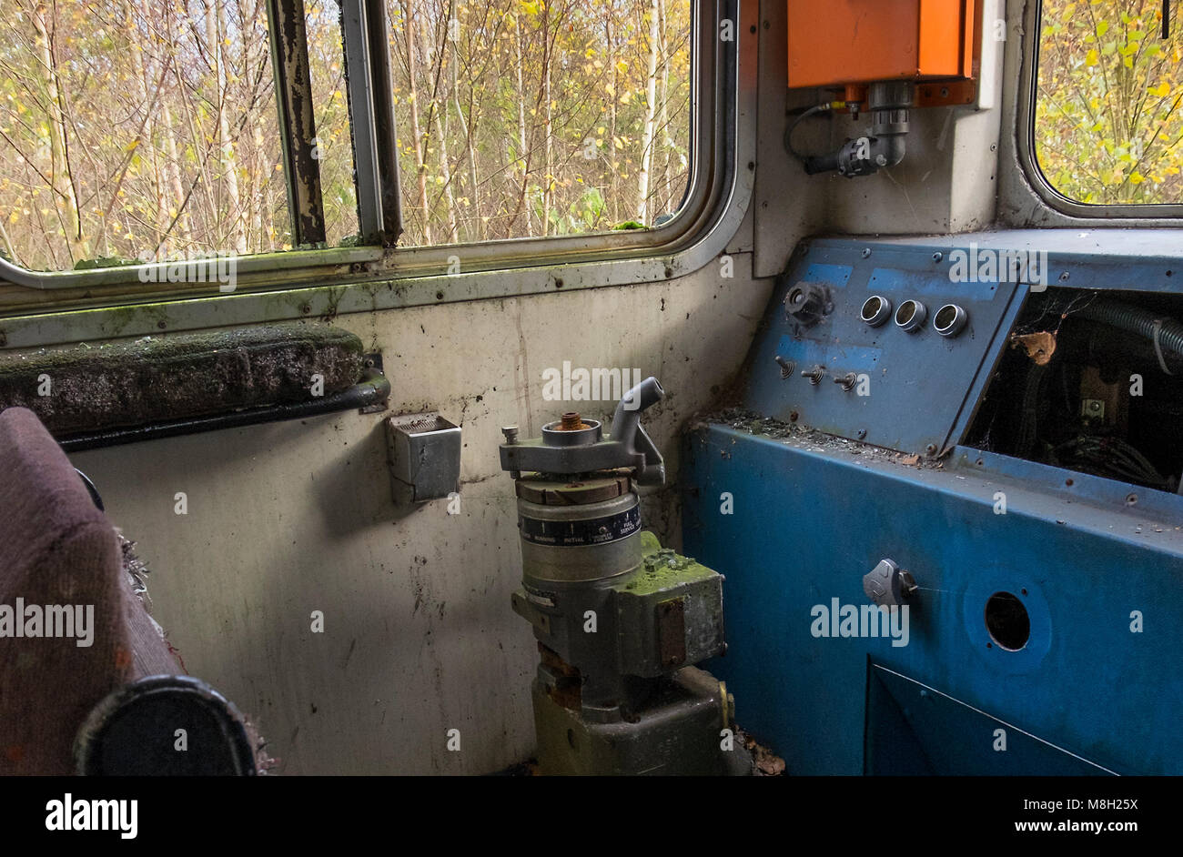 Train drivers cab hi-res stock photography and images - Alamy