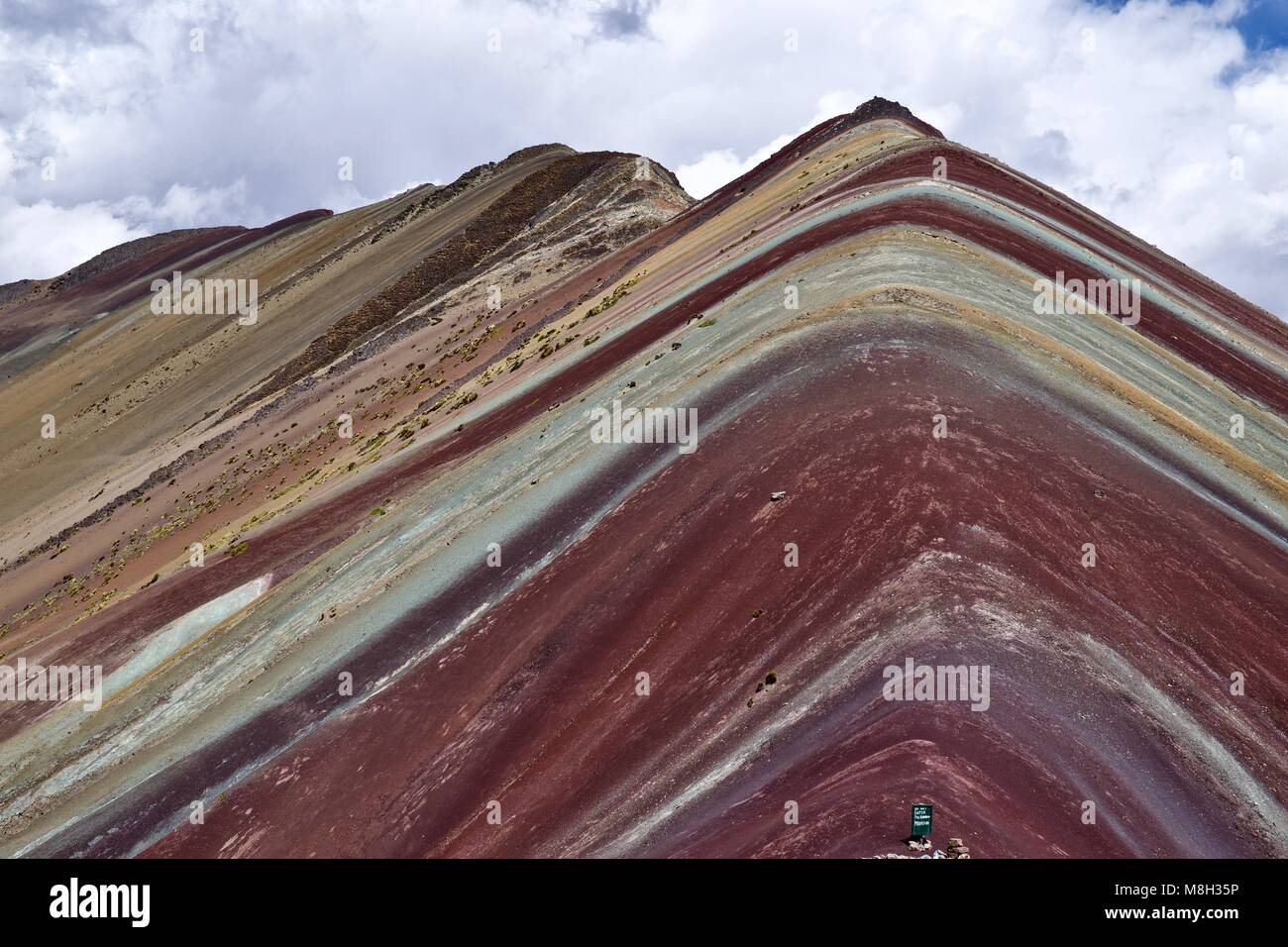 Vinicunca, the "Rainbow mountain", Peru Stock Photo - Alamy