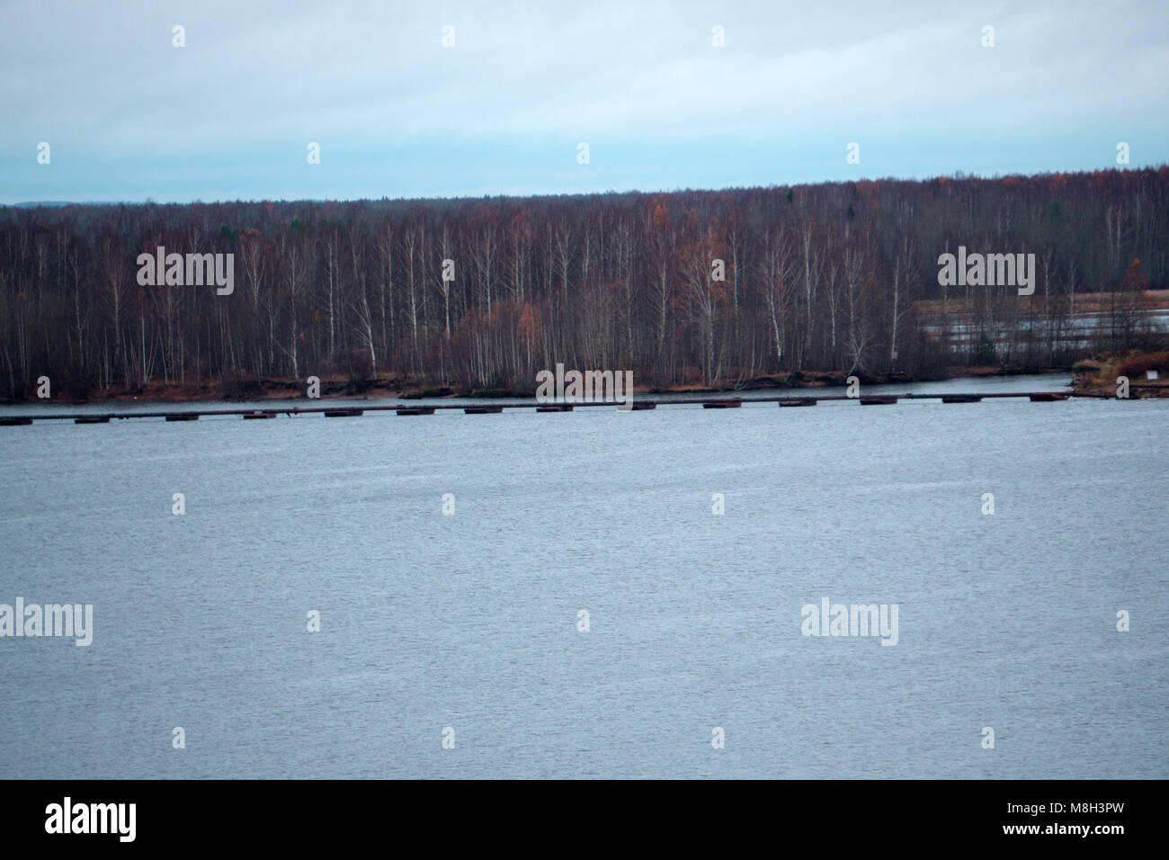 Fish Farm in the Strait of the river Stock Photo - Alamy