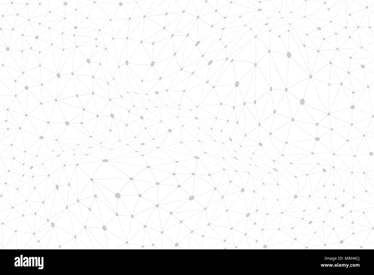 Geometric pattern with connected lines, dots, points, nodes. Graphics ...