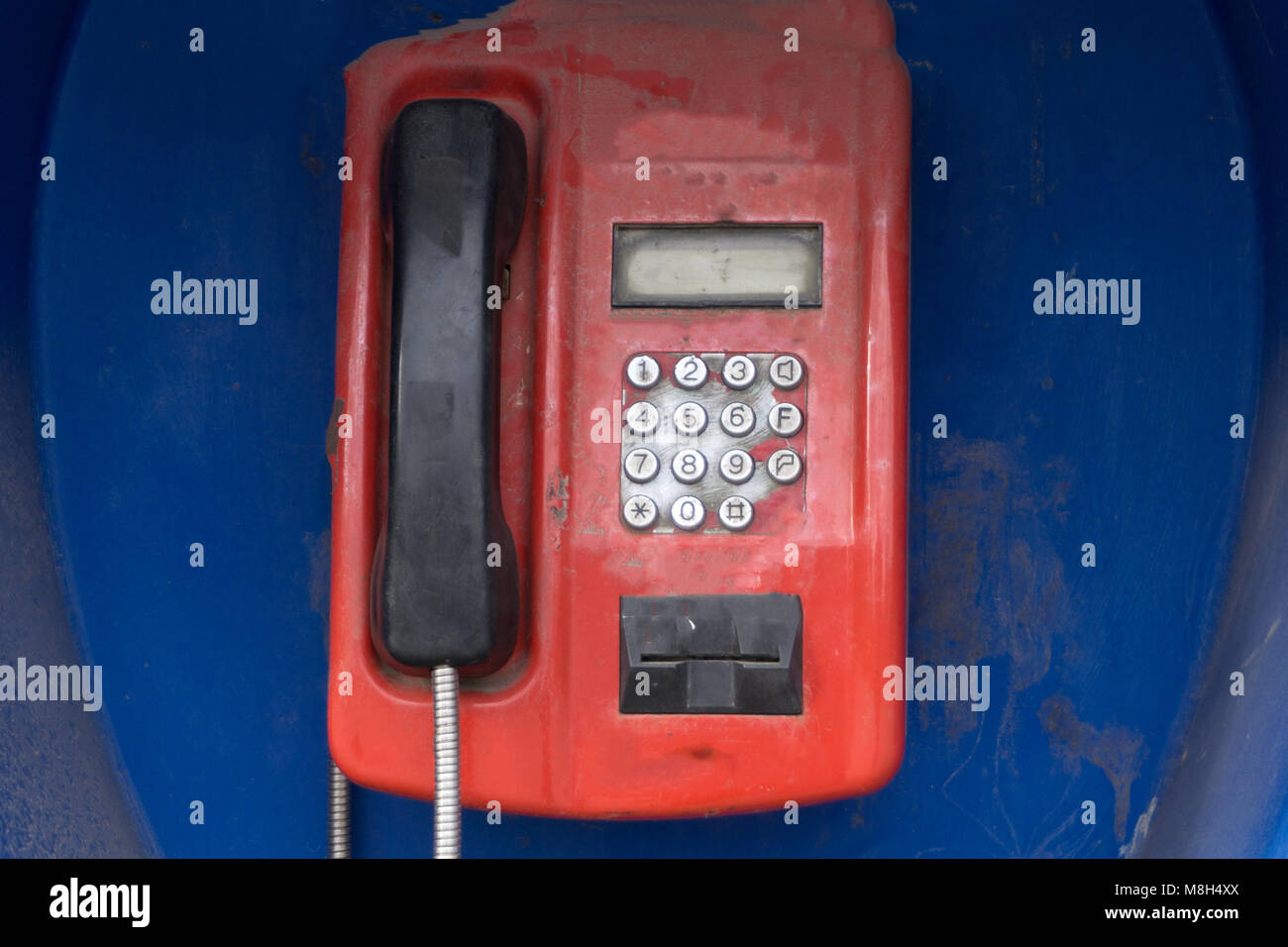 white mobile phone with black screen, reflection isolated white Stock ...