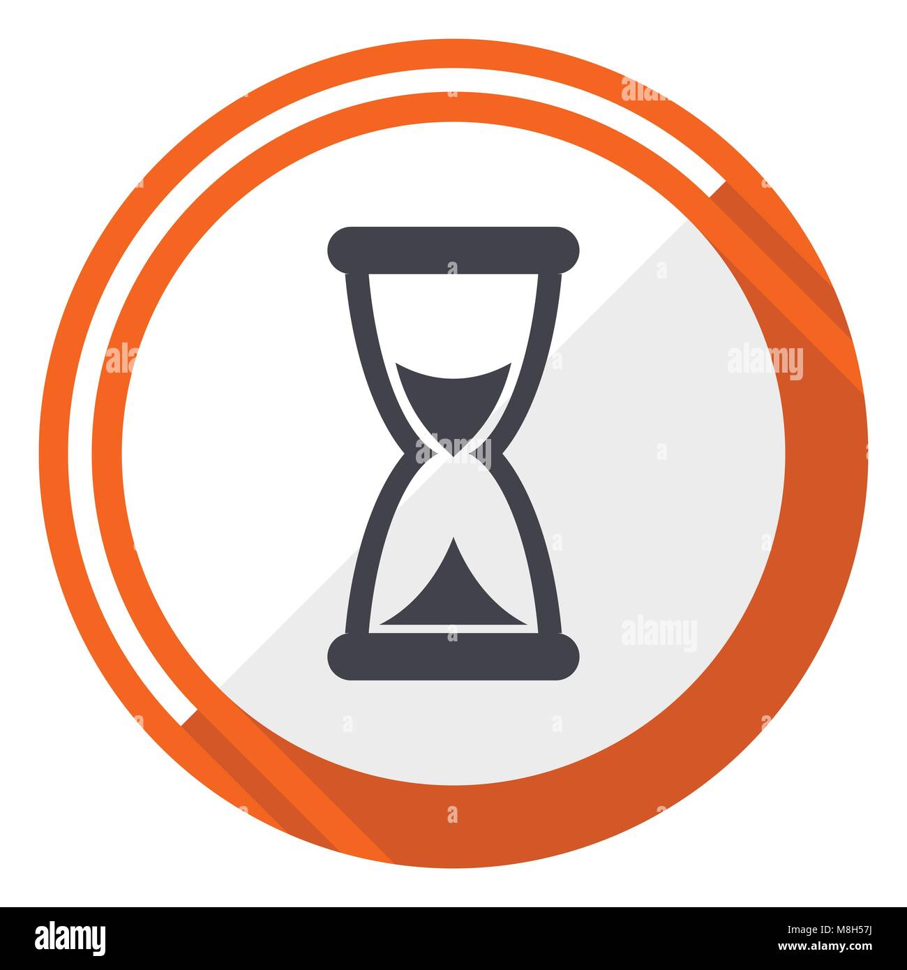 Orange shape timer time Cut Out Stock Images & Pictures - Alamy