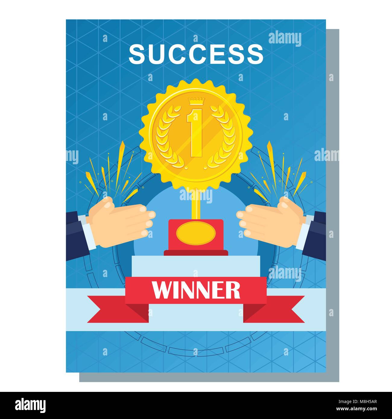 business poster success Stock Vector Image & Art - Alamy