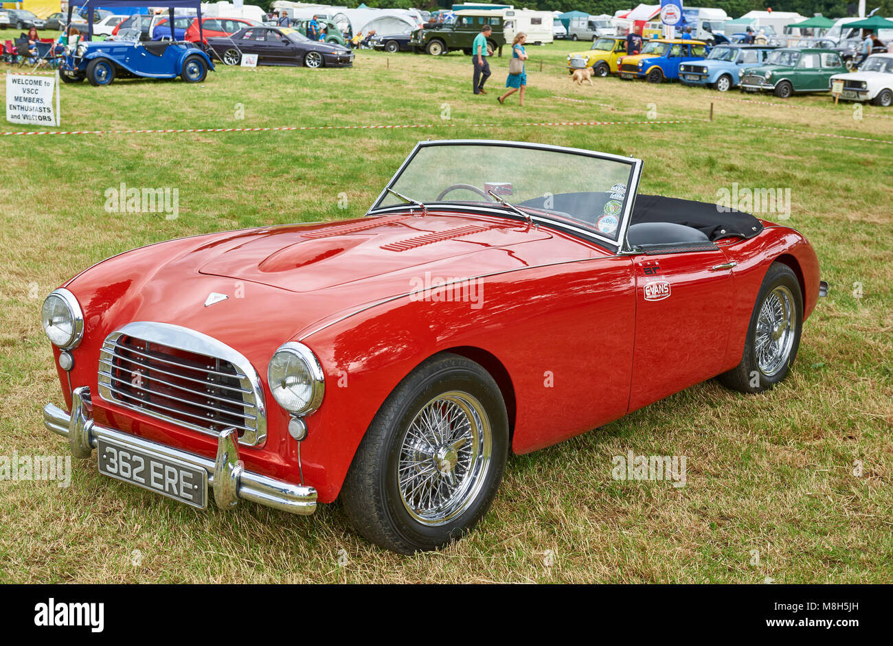 A Vintage British Swallow Doretti Roadster exhibited at the Strathmore ...