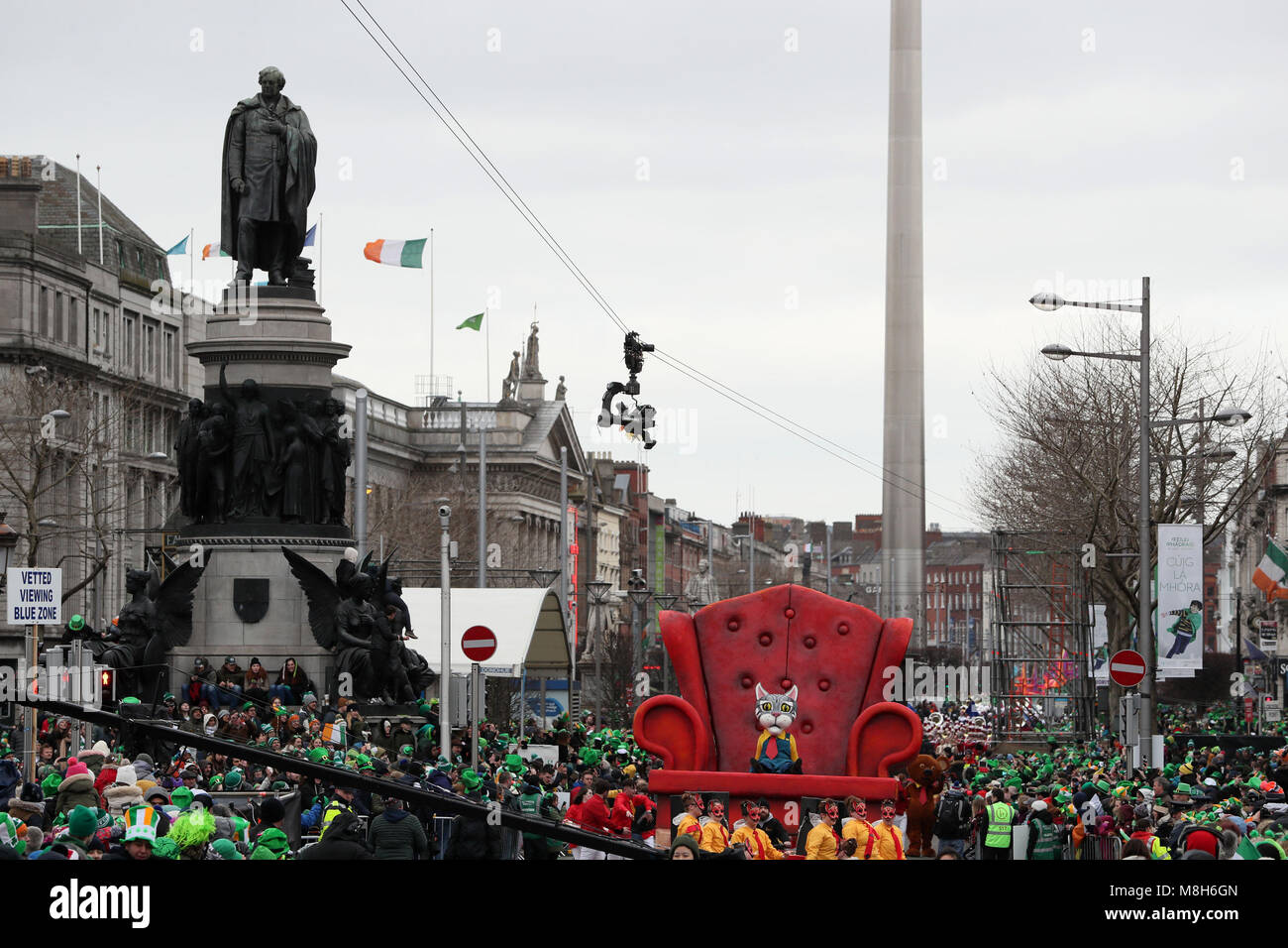 The St Patrick's day parade on the streets of Dublin Stock Photo - Alamy