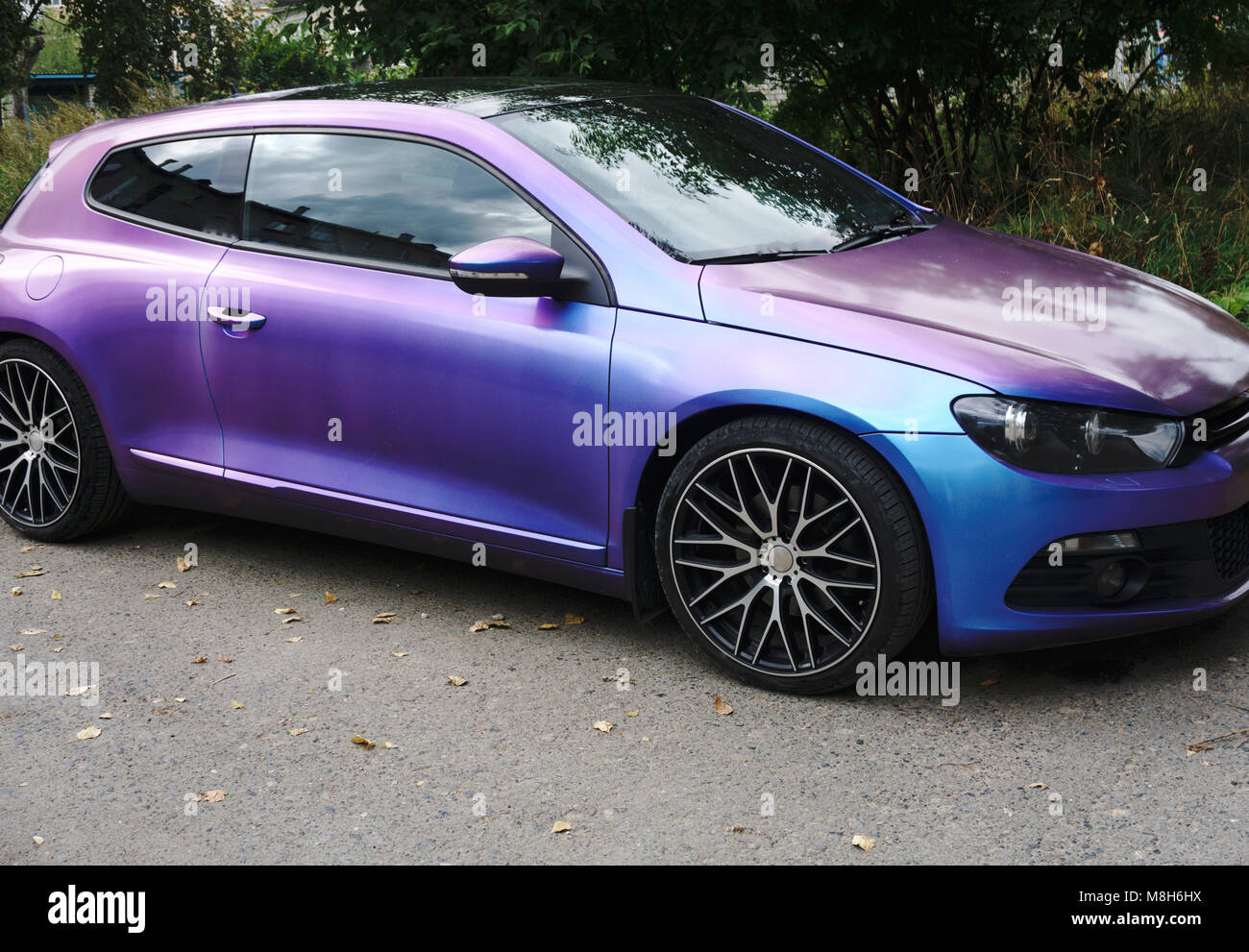 Luxury car details view, elegant and beautiful Stock Photo - Alamy