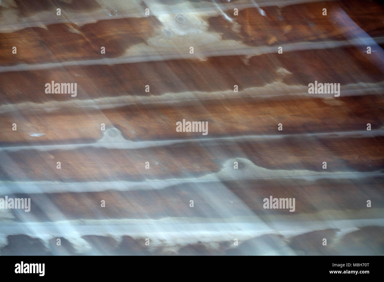 veil of smoky Wood background fog surface Stock Photo - Alamy