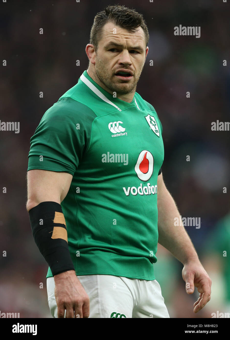 Ireland's Cian Healy during the NatWest 6 Nations match at Twickenham ...