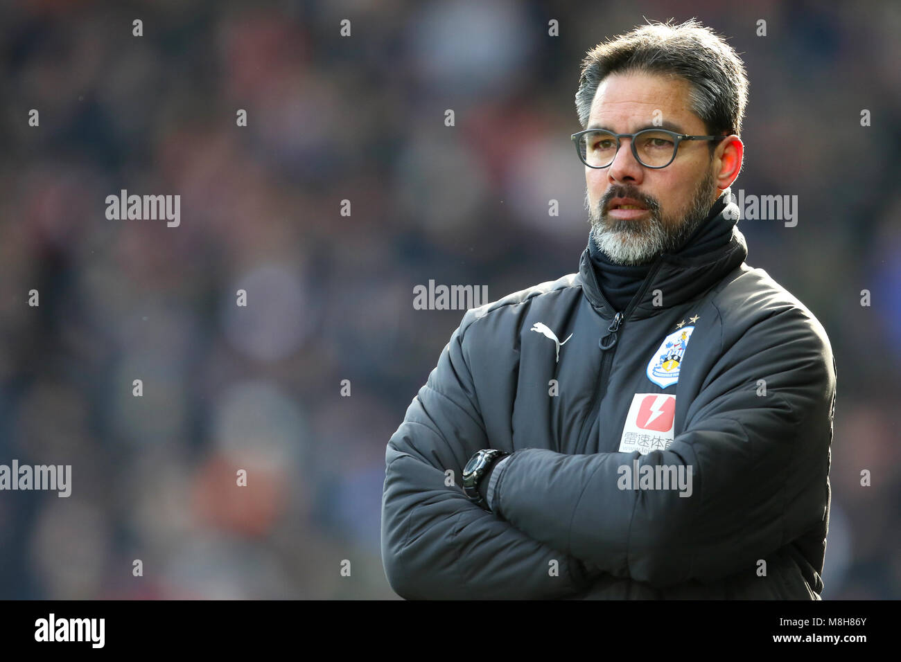 Huddersfield Town manager David Wagner during the Premier League match ...