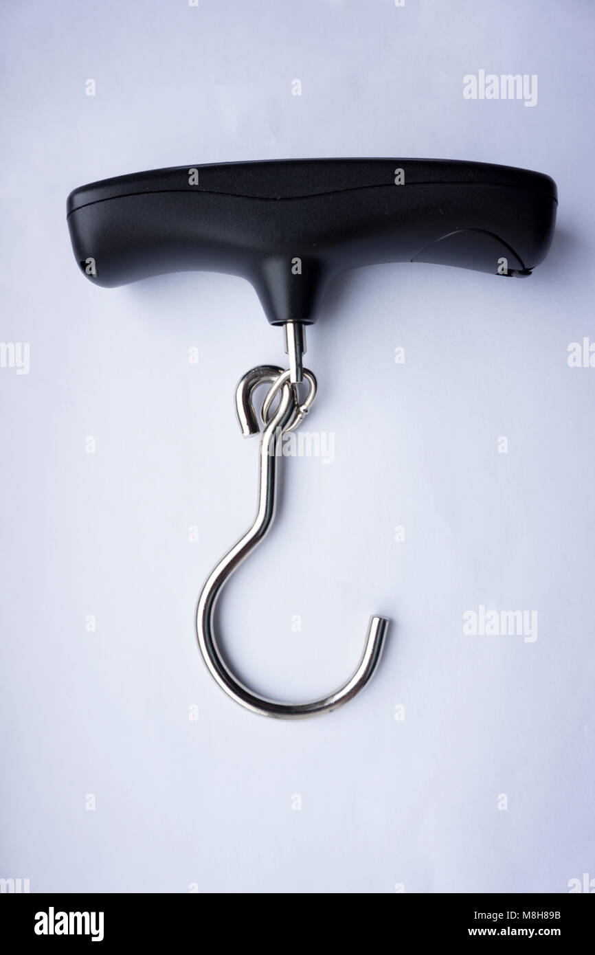 hook,chain isolated on white background Stock Photo - Alamy