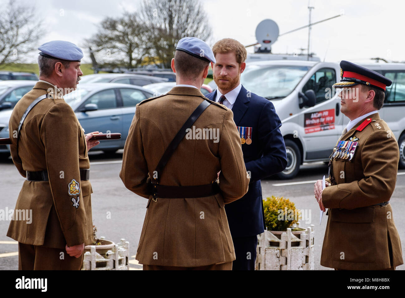 Prince Henry of Wales KCVO at the Museum of Army Flying, Middle Wallop ...