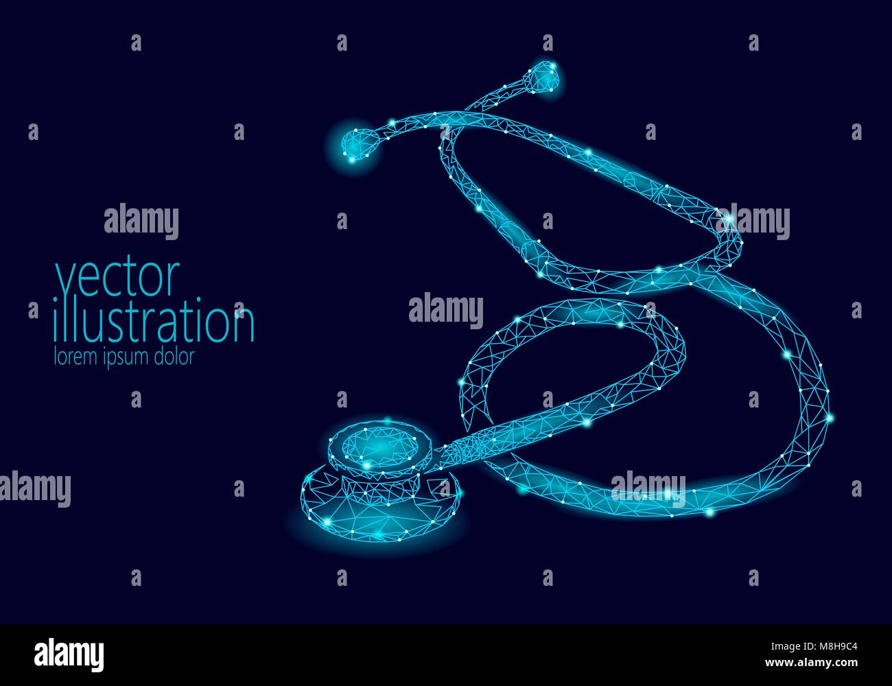 Stethoscope health background Stock Vector Images - Alamy