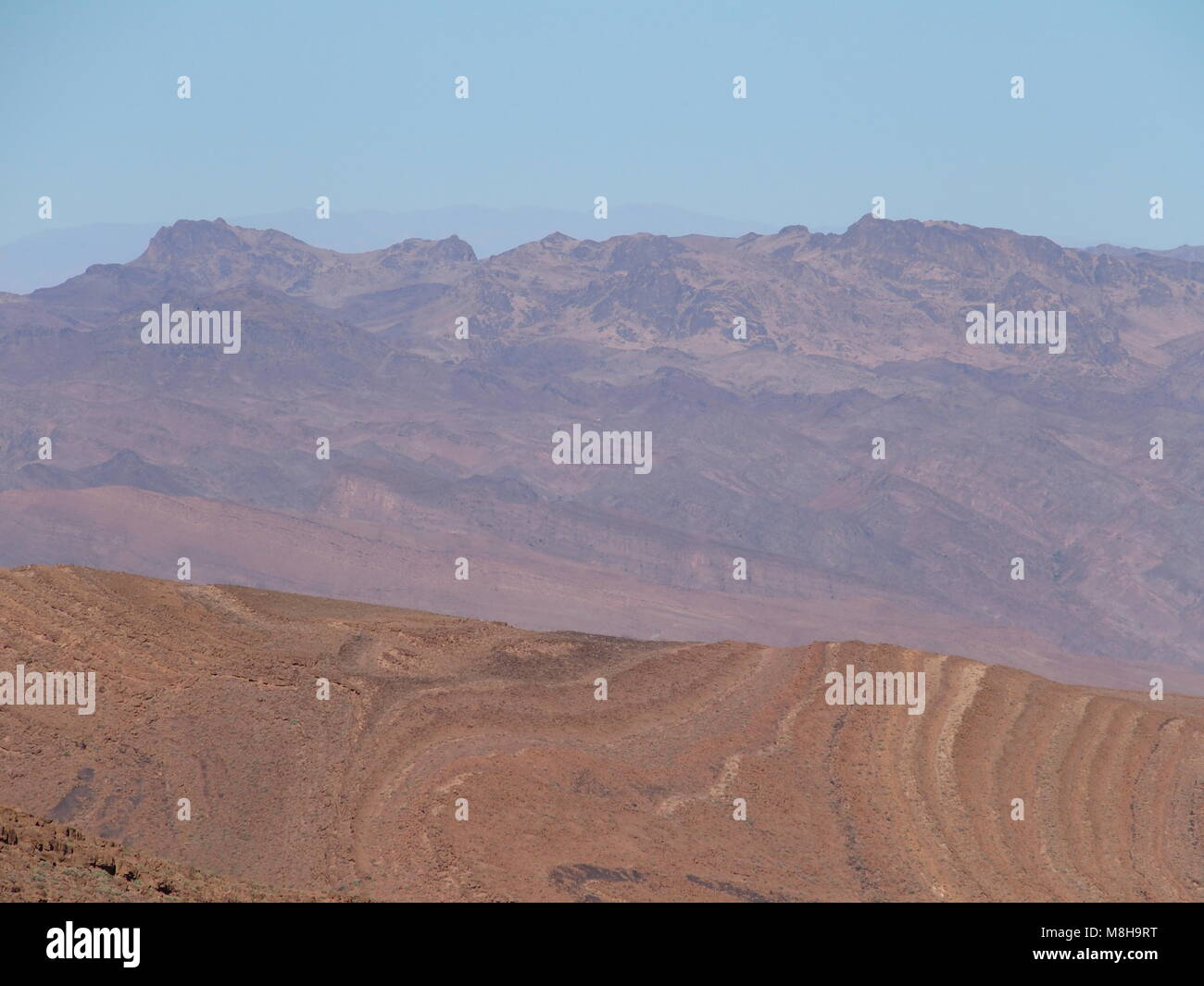 Rocky canyon and Sahara desert at Atlas Mountains range landscapes in ...