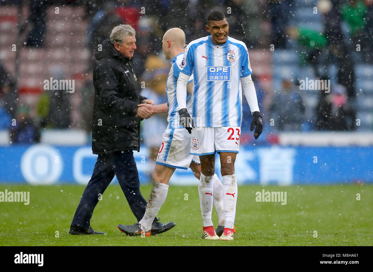 Huddersfield Town's Collin Quaner after the final whistle of the ...