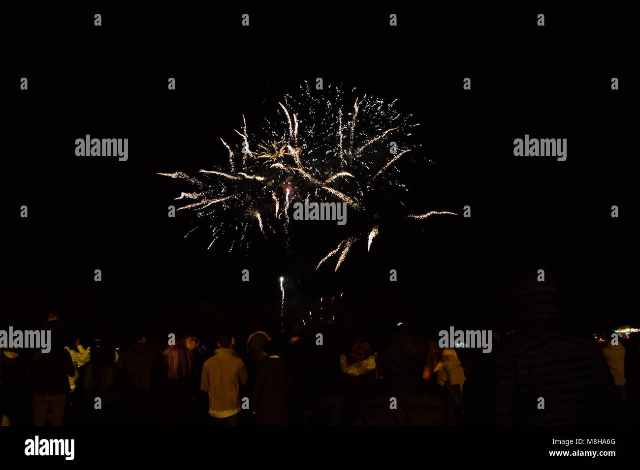 Bonfire Night, Tyler Hill, Canterbury Stock Photo - Alamy