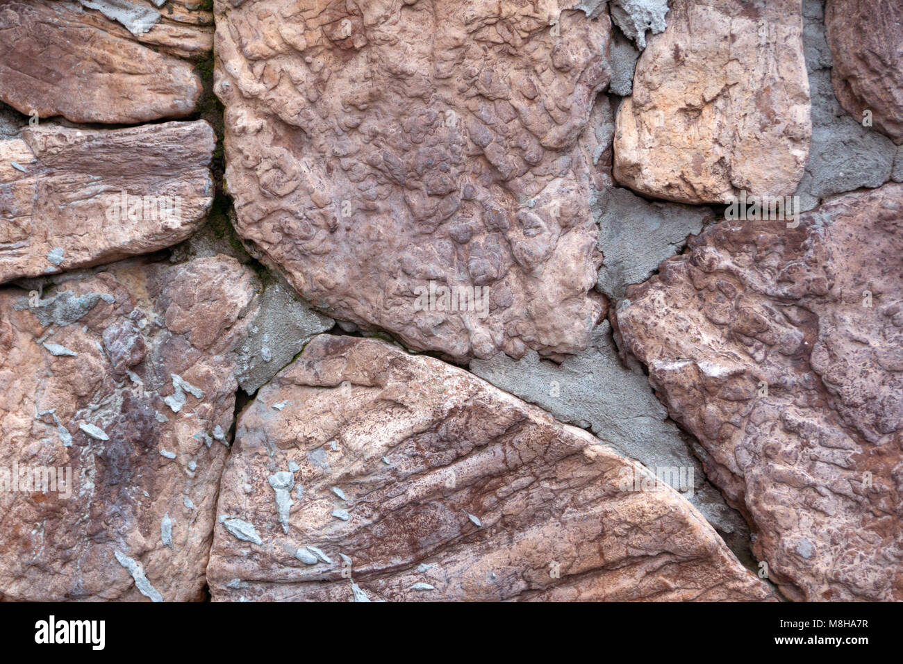 decorative stone wall - seamless background - Continuous replication ...
