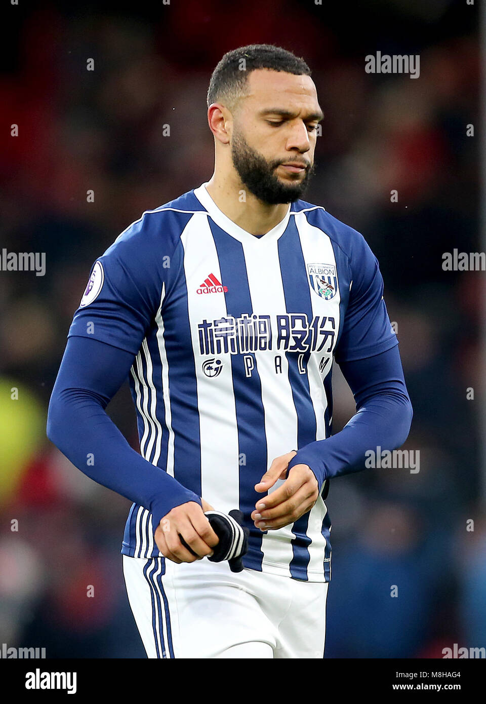 West Bromwich Albion's Matt Phillips appears dejected during the ...