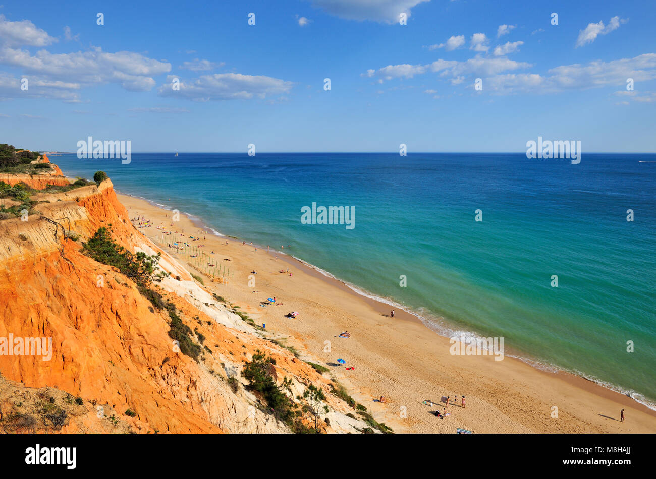 Falésia beach. Algarve, Portugal Stock Photo - Alamy