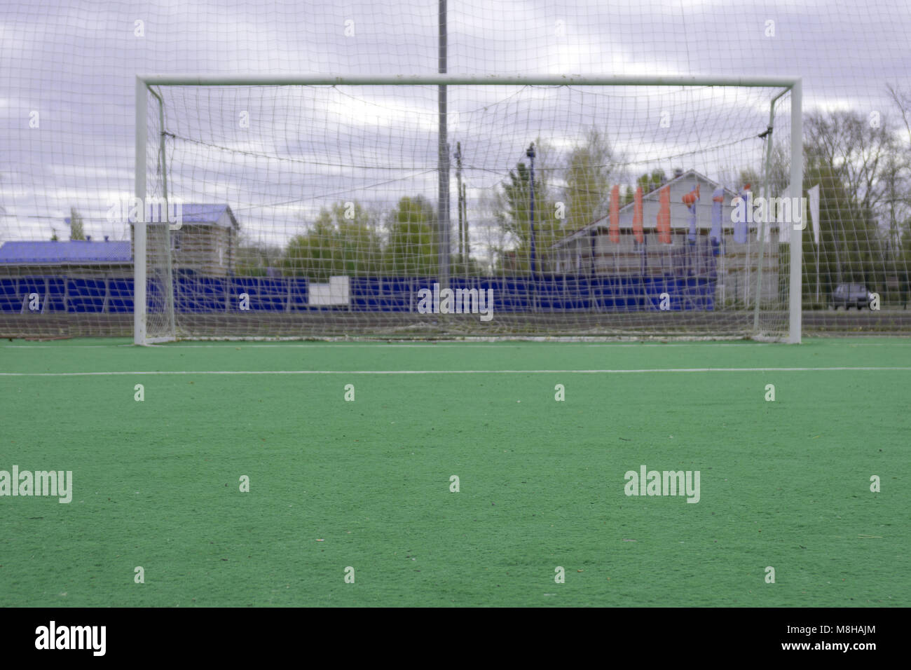 Five a side goals hi-res stock photography and images - Alamy