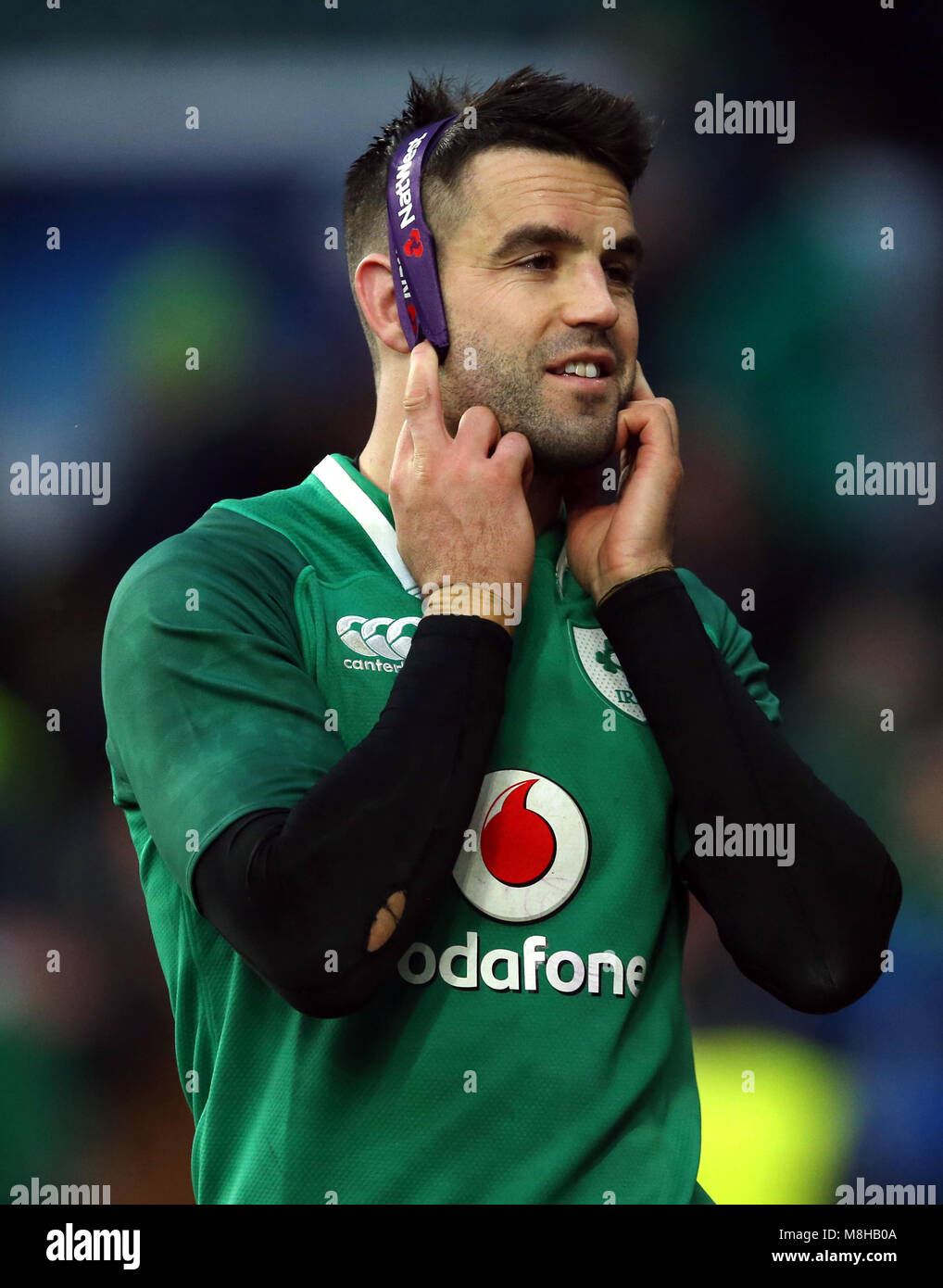Ireland's Conor Murray celebrates winning the Grand Slam and during the ...