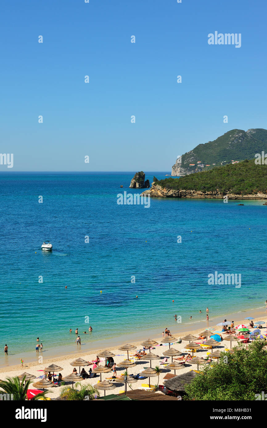 Galapos beach. Arrabida Natural Park, Setubal. Portugal Stock Photo - Alamy