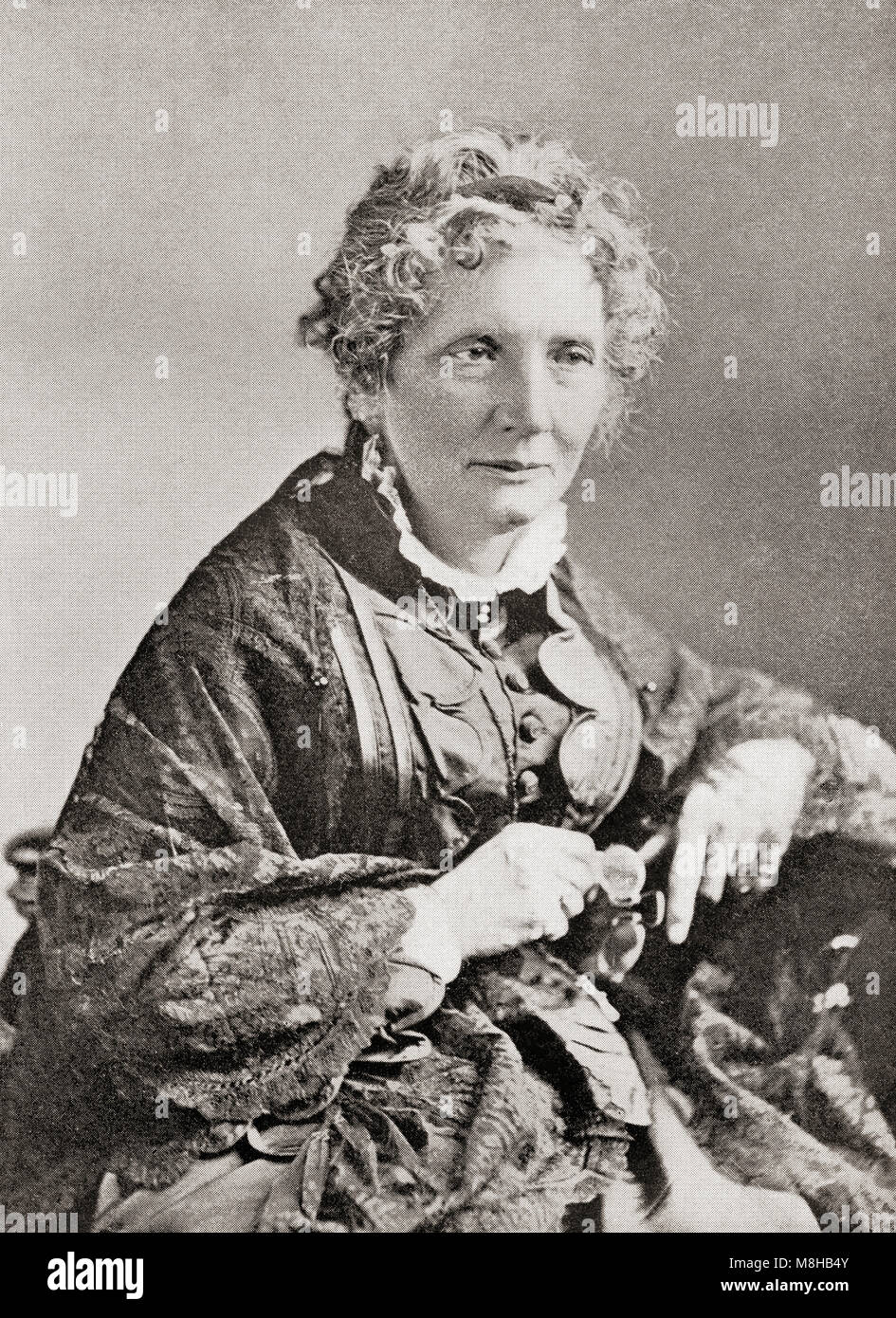 Harriet Elisabeth Beecher Stowe, 1811 – 1896. American abolitionist and author. From The ...