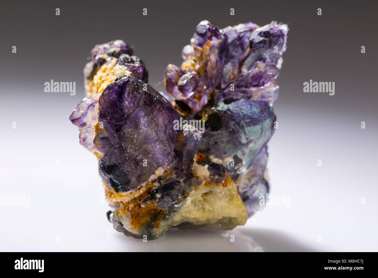 flourite mineral stone mineral specimens Stock Photo - Alamy