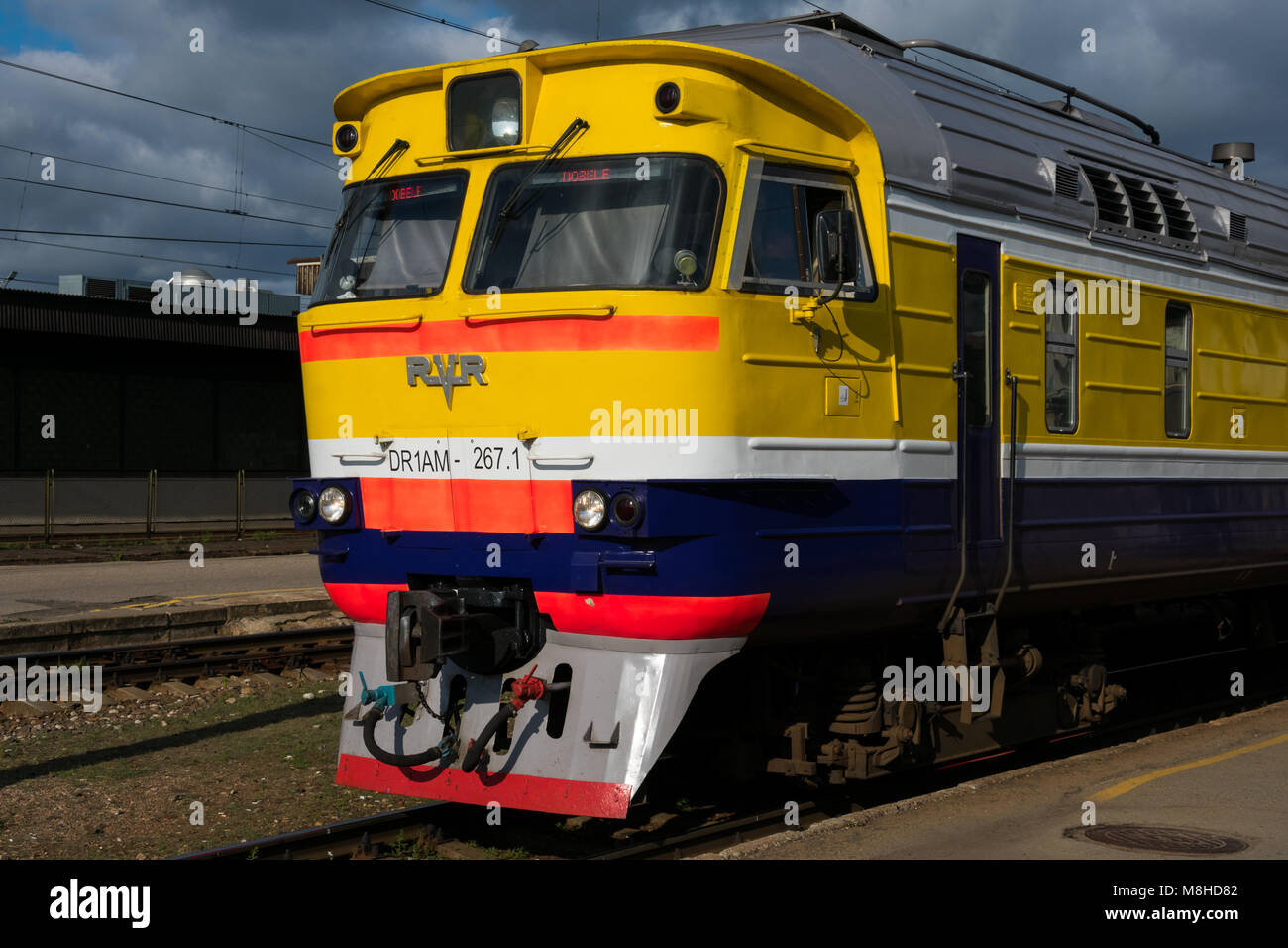 Riga train station hi-res stock photography and images - Alamy