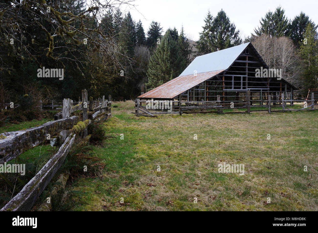 kesnter homestead fences buildings quinault rainforest historic ...