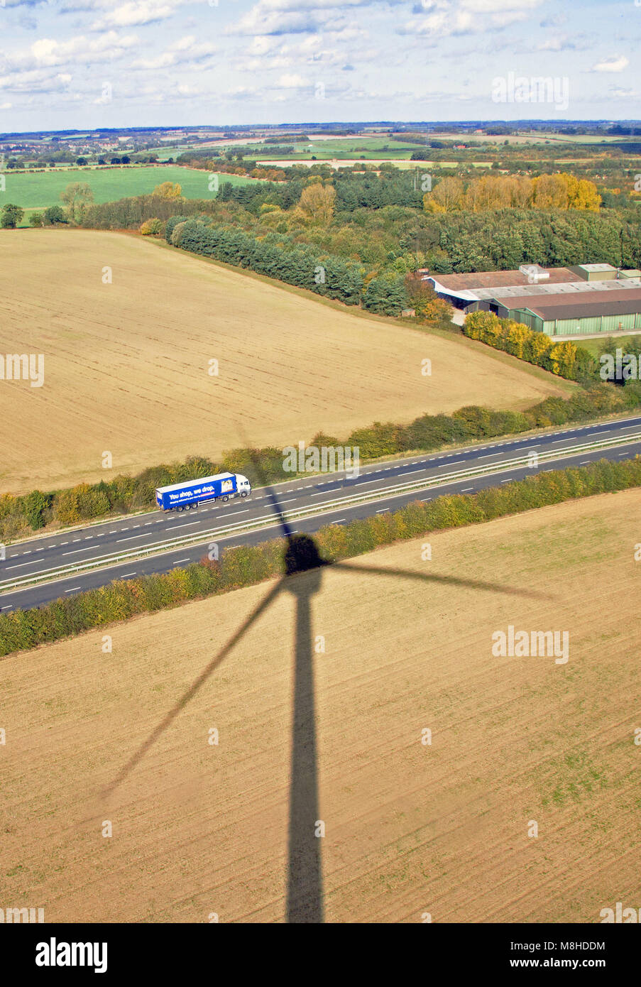 Ecotech centre Swaffham - Wind Turbine Stock Photo - Alamy