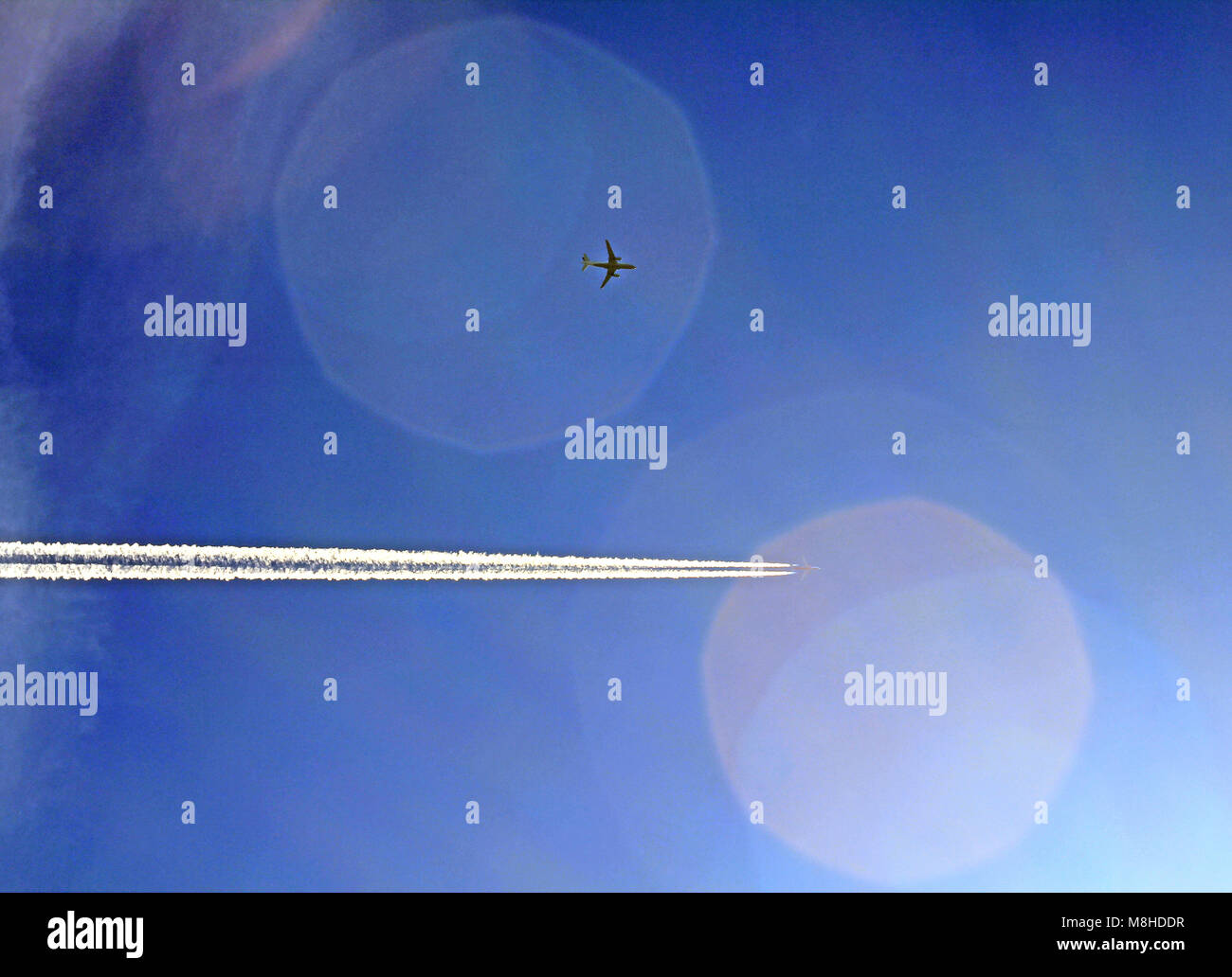 Air Bubbles - Lens flare Stock Photo - Alamy