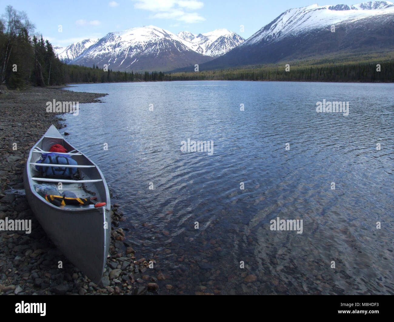 Canoeing at yellowstone hi-res stock photography and images - Alamy