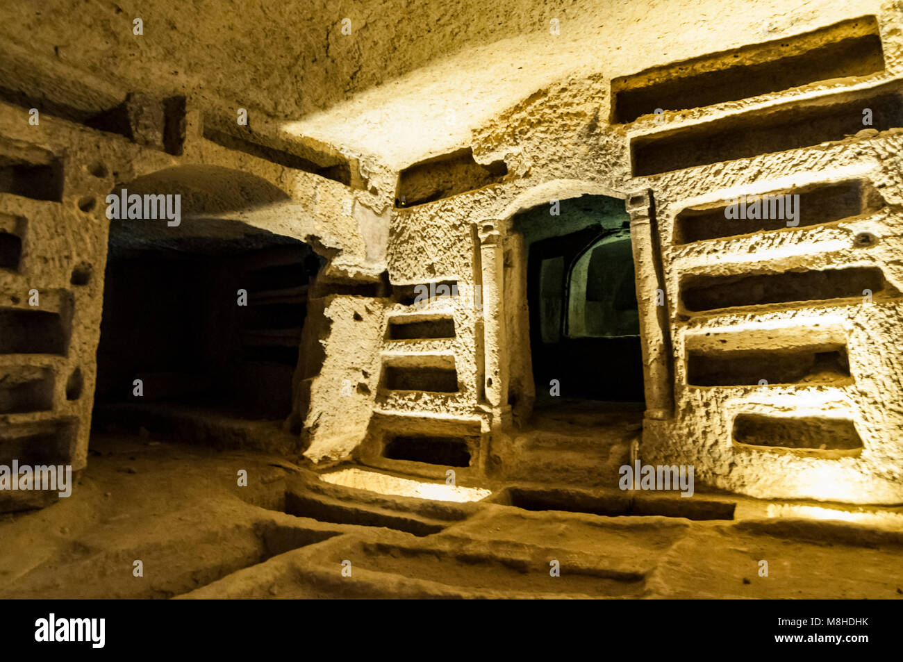 Catacombs of San Gennaro in Naples, Italy Stock Photo - Alamy
