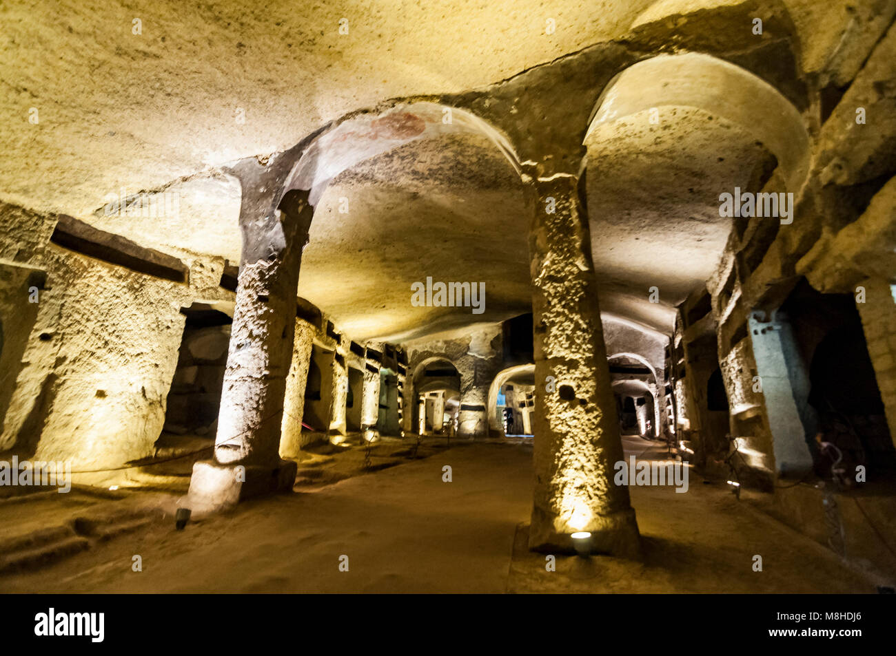 Catacombs of San Gennaro in Naples, Italy Stock Photo - Alamy