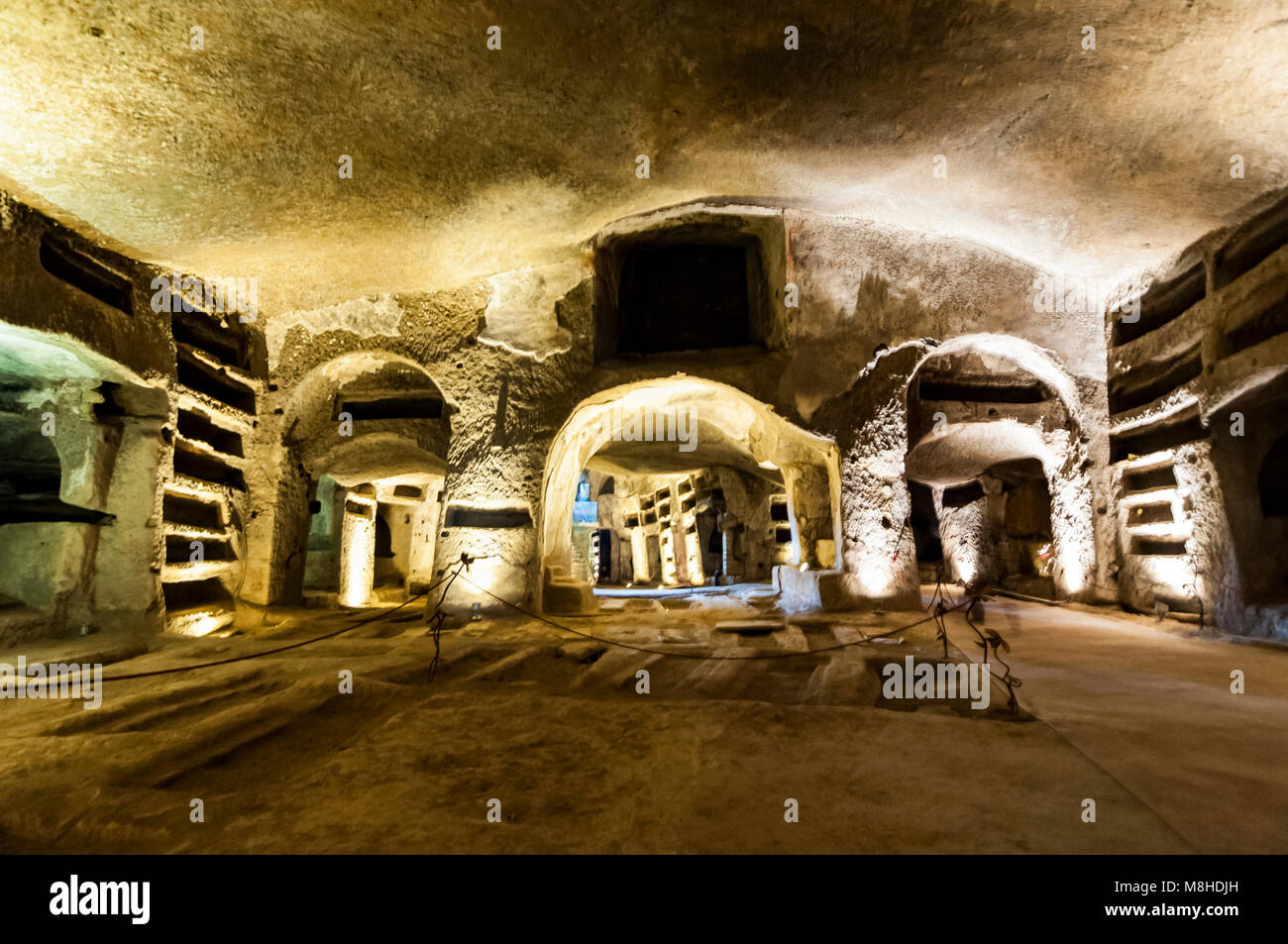 Catacombs of San Gennaro in Naples, Italy Stock Photo - Alamy