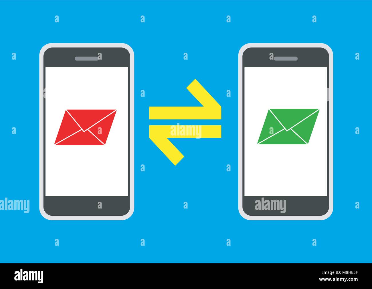 Sending vector vectors Stock Vector Images - Alamy