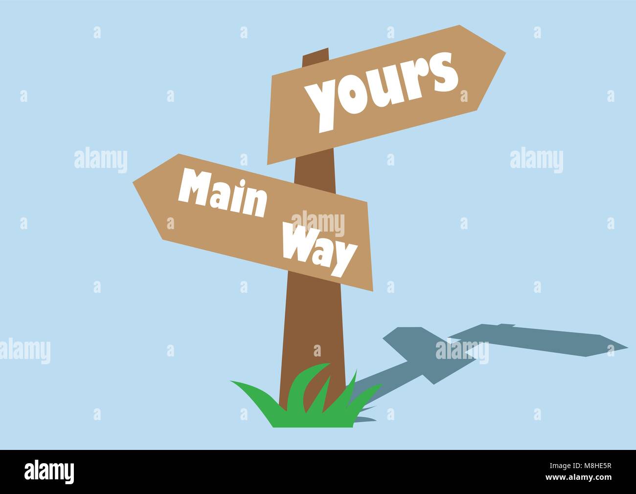 Smart way of think Stock Vector Images - Alamy