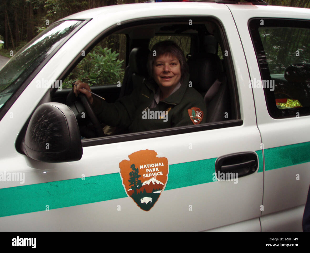 American park ranger vehicle hi-res stock photography and images - Alamy