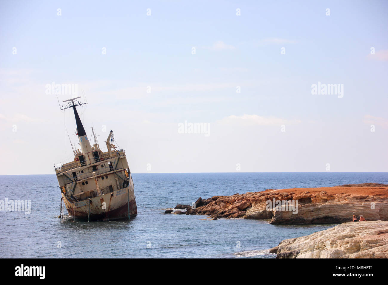 Edro III Shipwreck Stock Photo - Alamy