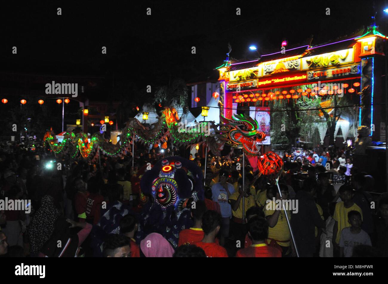 Indonesia: Ahead Chinese celebration Cap Go Meh Stock Photo - Alamy