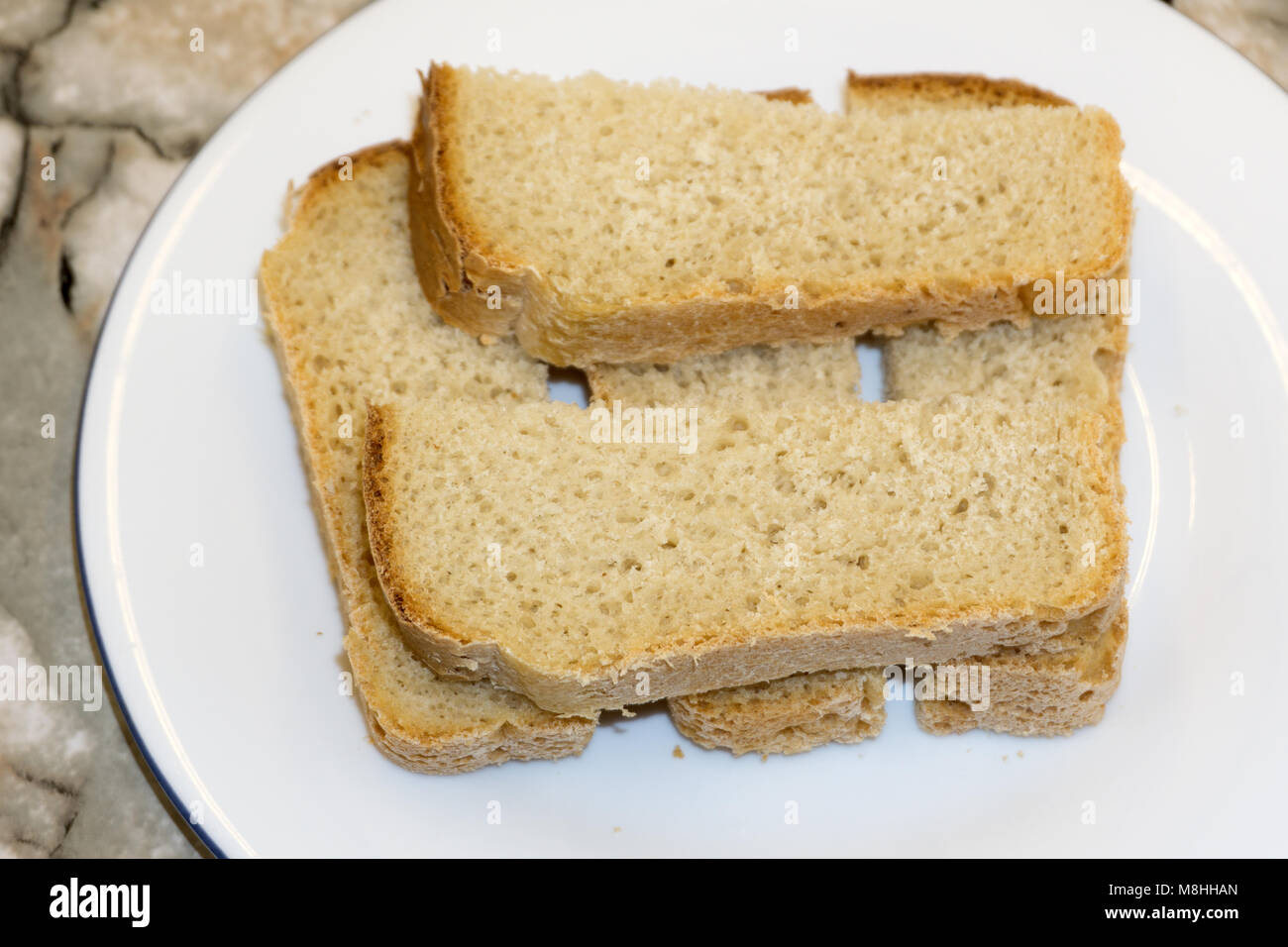 Graham bread isolated on white background Stock Photo - Alamy