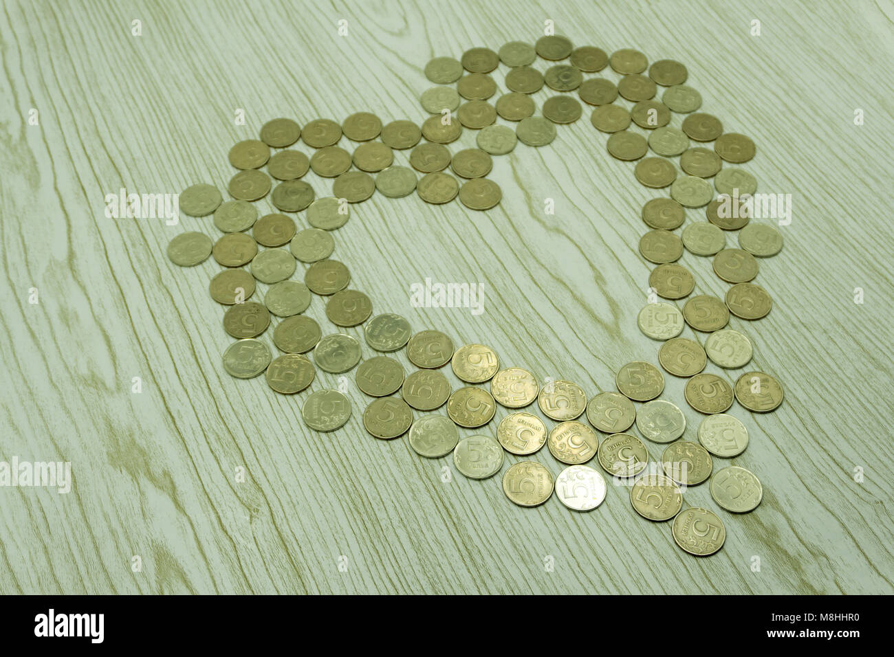 Heart shape metal plate isolated Stock Photo - Alamy