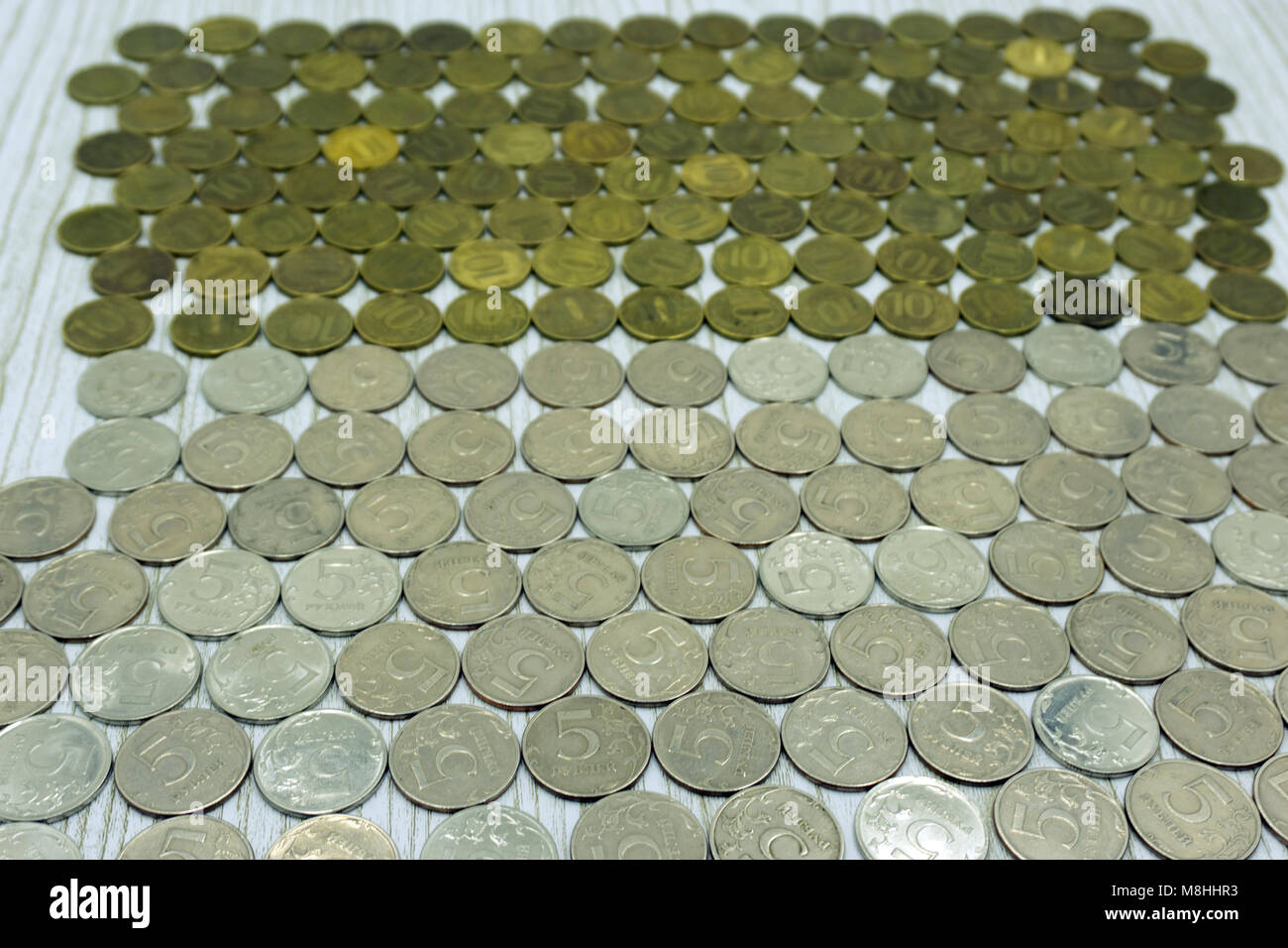 coins, heap of old bronze coins Stock Photo - Alamy