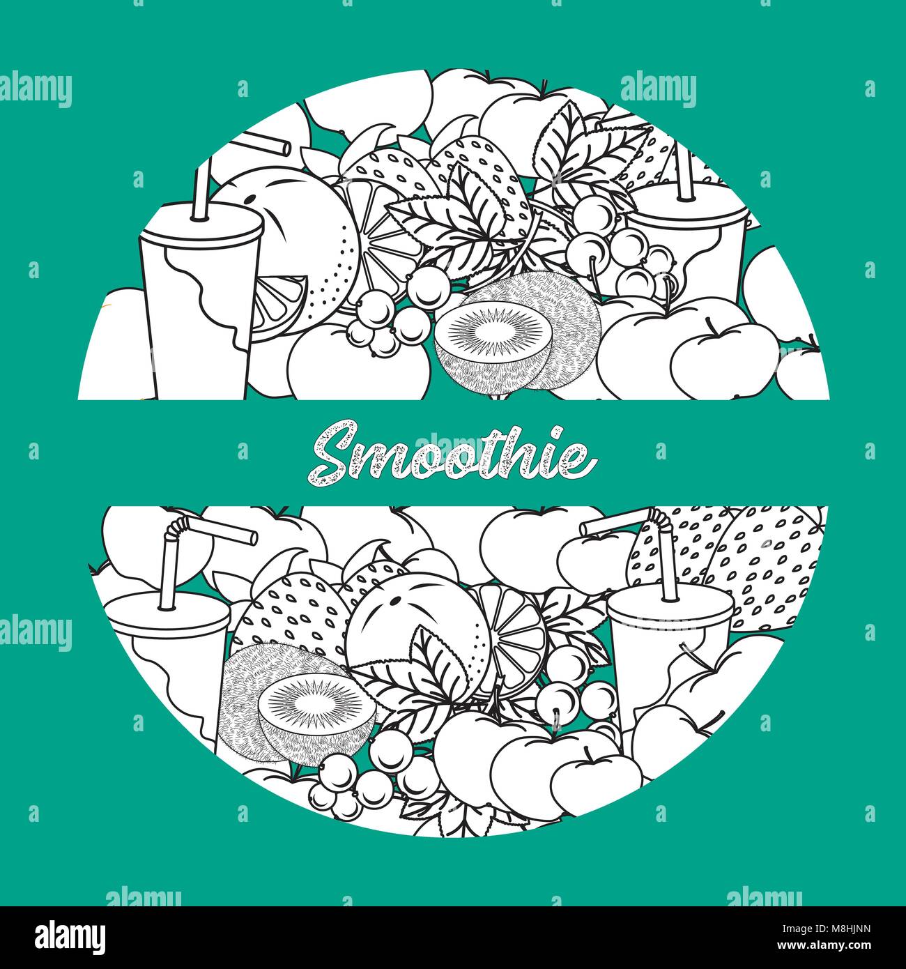 Smoothie and ingredients for making smoothie. Healthy eating habits ...